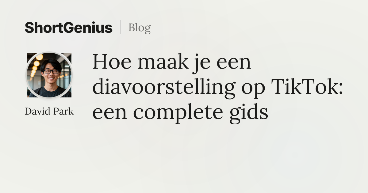 Hoe maak je een diavoorstelling op TikTok: een complete gids