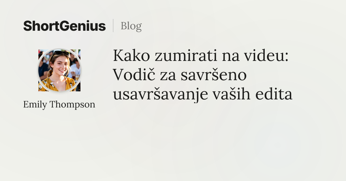 Kako zumirati na videu: Vodič za savršeno usavršavanje vaših edita